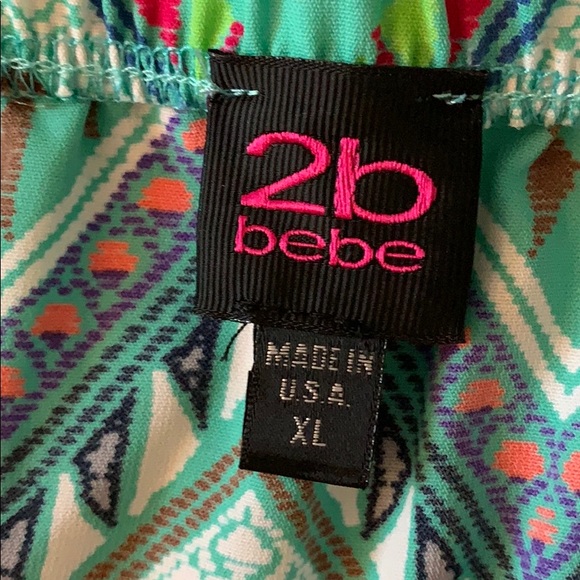 2B Bebe | Pants & Jumpsuits | 2b Bebe Beautiful And Colorful Strapless ...